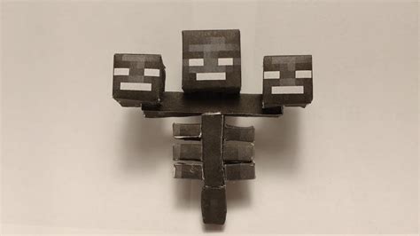 Minecraft Papercraft Wither