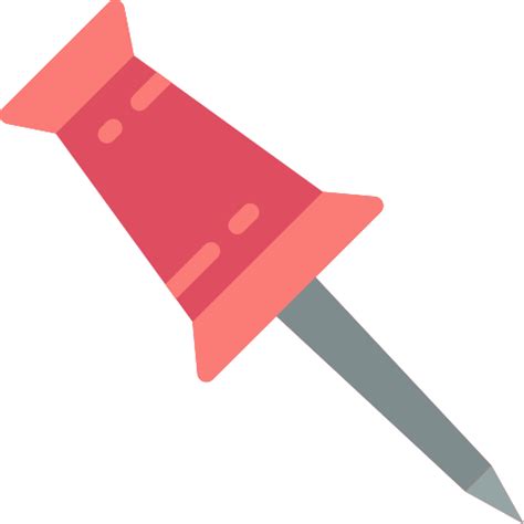 Push Pin Basic Miscellany Flat Icon