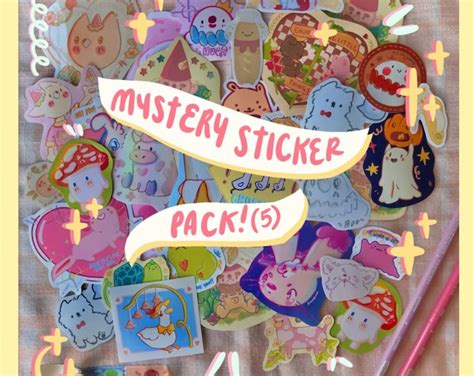 Cute Stickers Grab Bag Kawaii Cute Mystery Sticker Grab Bag Mystery