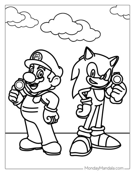Coloring Pages Super Mario Pdf
