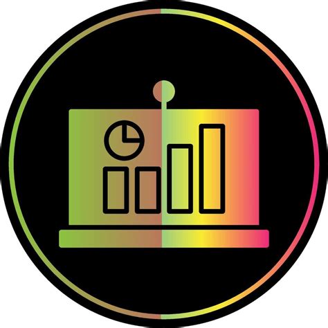 Stats Glyph Due Color Icon 39146389 Vector Art At Vecteezy