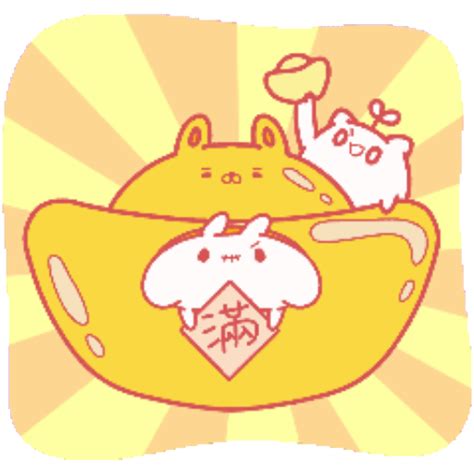 Sticker Maker Year Of Rabbit Pu Of Bubu And Bibi