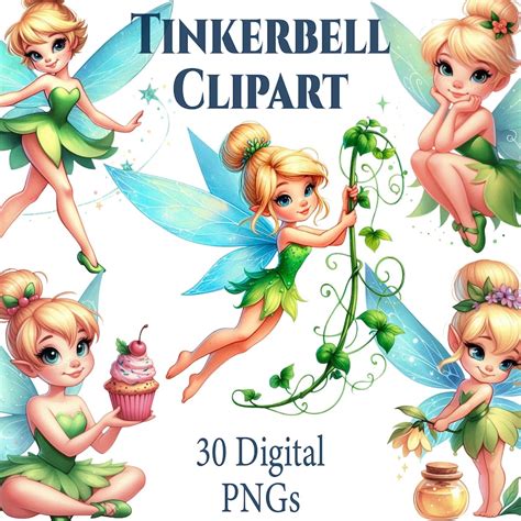 Tinkerbell Clip Art Etsy