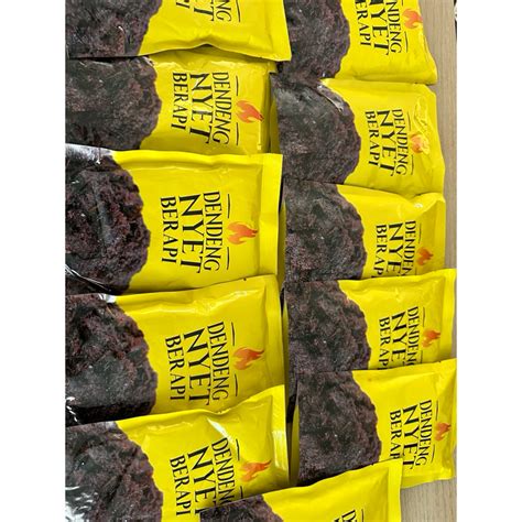 Ready Stock ‼️original‼️dendeng Nyet Berapi By Khairulaming Shopee
