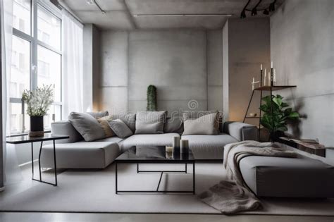 interior living wall white light contemporary simple indoor three dimensional lamp concrete wall