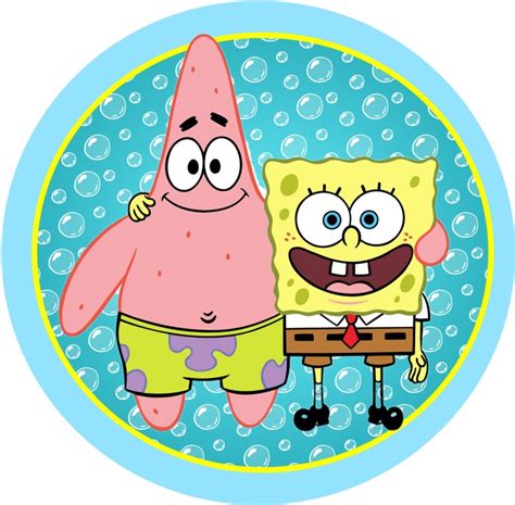 Png Toppers Bob Esponja Para Imprimir