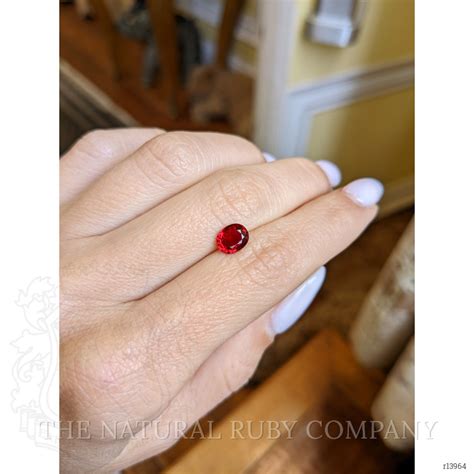 Loose Ruby Oval 111 Ct R13964 The Natural Ruby Company