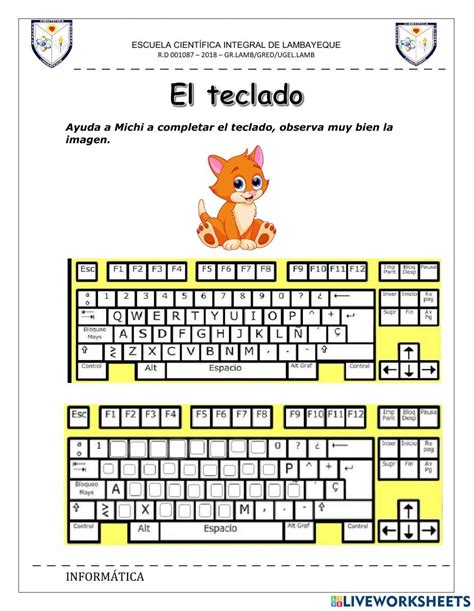 Las Partes De La Computadora Y Sus Funciones Worksheet Artofit