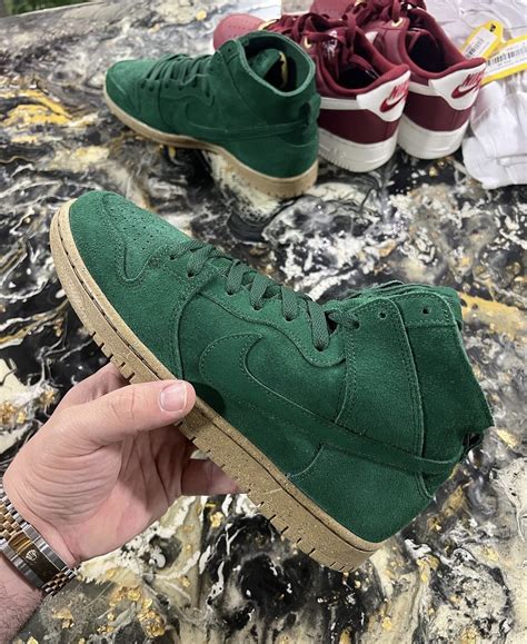 First Look At The Nike Sb Dunk High Decon Gorge Green