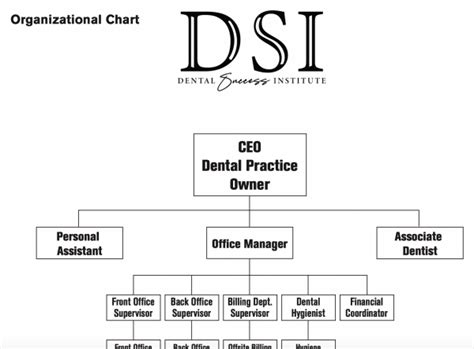 Organizational Chart Dental Success Network