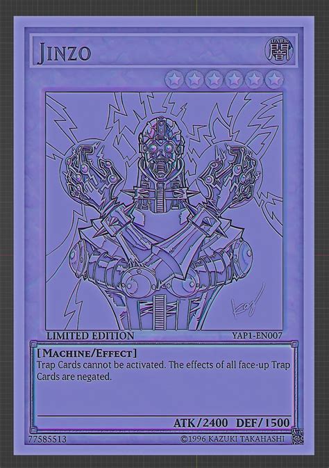 Jinzo Yugioh Free 3d Model 3d Printable Cgtrader