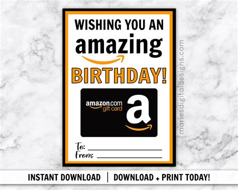 Free Printable Amazon T Card Templates Printables For Everyone