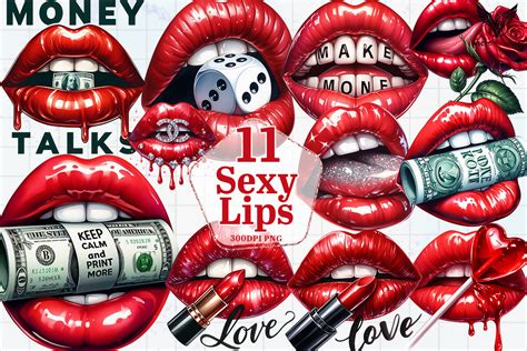 Sexy Lips Clipart Png Graphic By Victoryhome · Creative Fabrica