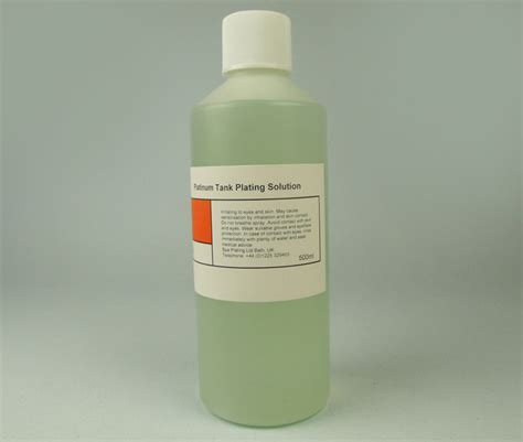 Platinum Tank Plating Solution Uk And Eu Only Spa Plating Gold