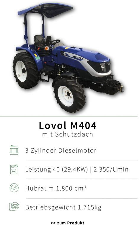 Lovol Kleintraktoren Kaufen Kramer Landmaschinen