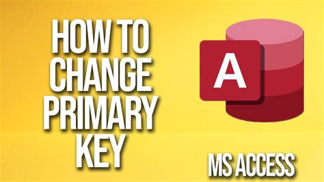 How To Apply Primary Key In Access