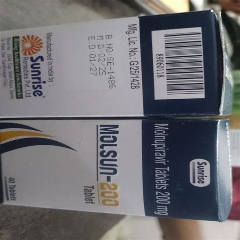 Molnupiravir 200mg Tablet At ₹ 1119strip Of 10 Tablets Movfor 200 In