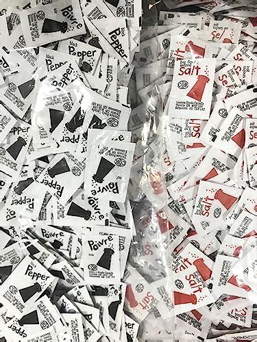 Salt And Pepper Packets 1000 Each Amazon Ca Home