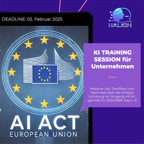 Ki Im Unternehmen Gem Art 4 Ai Act Interaktive Schulung Halion Ai