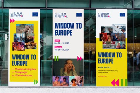 Euff 2024 Vibrant Film Festival Branding By Wishbox