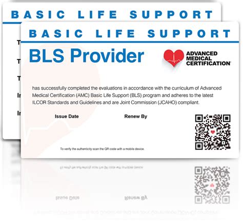 Bls Certification For Life Advanced Medical Certification