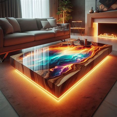 The Art Of Wood And Epoxy Coffee Tables A Guide To Creation And Design