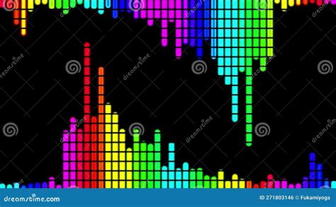 Audio Spectrum Audio Visualizer Motion Graphics Stock Footage Video Of Particle Motion 271803146