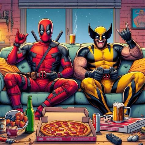 📸 Deadpool X Wolverine Deadpool Caricatura Fondos De Pantallas Cool