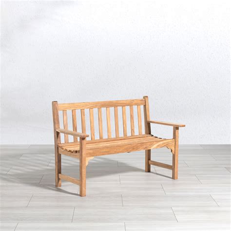 Coventry 4 Ft Small Teak Garden Bench Country Casual Teak