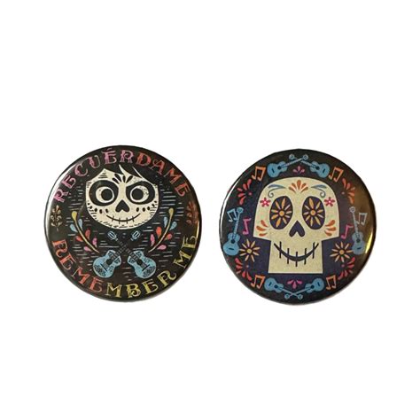 Disney Coco Lot De 2 Badges