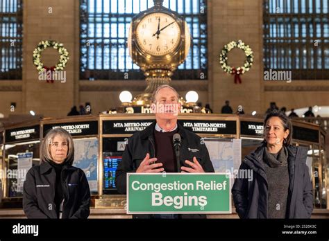 New York New York Usa 5th Jan 2025 Mta Chair And Ceo Janno Lieber
