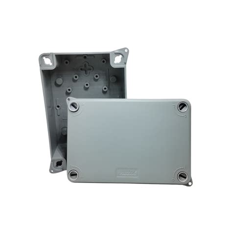 Caixa Passagem Sobrepor 120x80x50 Pvc Cinza Multitoc
