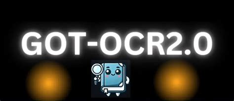 Got Ocr 20 通用字符识别 汇智网