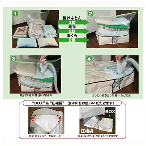圧縮袋 ふとん 通販 掃除機 圧縮ボックス 日本製 収納ボックス 収納ケース 布 布団圧縮袋 押入れ 収納袋 布団収納袋 不織布 衣替え ふとん圧縮 掛け布団 Bfl 02n【代引き不可