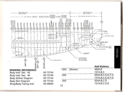 Boeing 737 500 Aka 735 Aft Fuselage Station Diagram Flickr