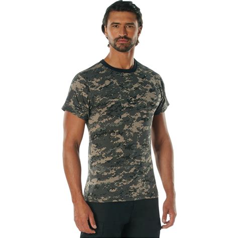 Subdued Urban Digital Camo Short Sleeve T Shirt