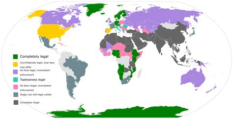 Legality Of Public Nudity The Naturism Wiki
