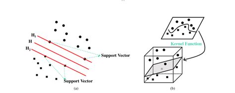 schematic diagram of illustrating the fundamental principles of svms