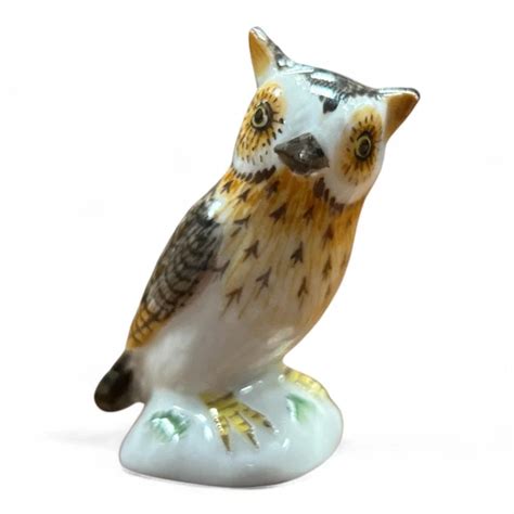 Meissen Porzellan Figur Eule Klein Eur 22500 Picclick De