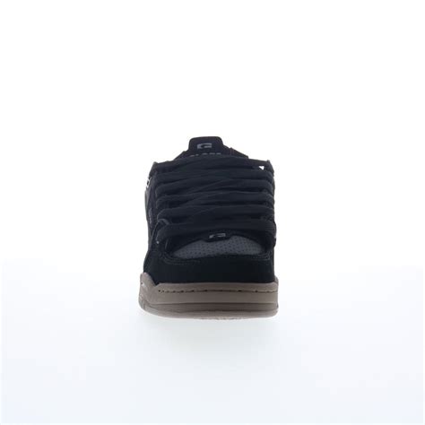 Globe Fusion Gbfus Mens Black Nubuck Lace Up Skate Inspired Sneakers S