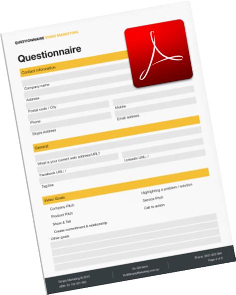 Adobe Acrobat Forms