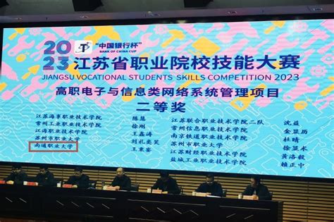 我校喜获2023年江苏省职业院校技能大赛“网络系统管理”赛项一等奖校园要闻南通职业大学官方网站首页