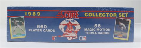 1989 Score Complete Collector Set Of 660 Baseball Cards Pristine Auction