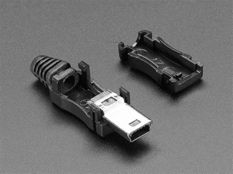 Adafruit Usb Diy Connector Shell Type Mini B Plug Opencircuit