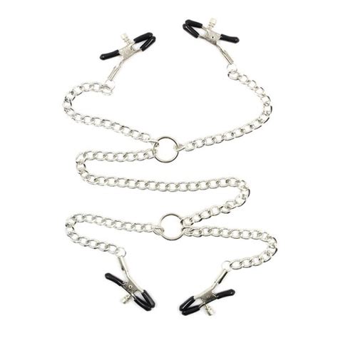 Staineless Steel Nipple Clamps Weight Breast Clip Sex Toys Bondage