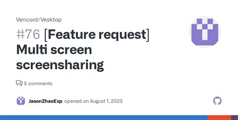 Feature Request Multi Screen Screensharing · Issue 76 · Vencordvesktop · Github