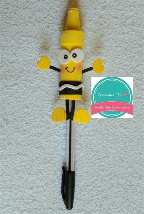 Lápices Decorados De Crayolas En 2025 Manualidades Manualidades Escolares Manualidades Creativas