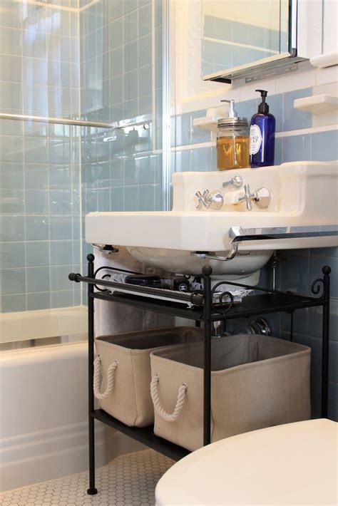 Out Of This World Under Pedestal Sink Storage Large Silver Mirror