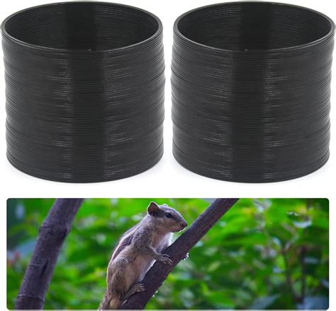 PCS Metal Squirrel Baffle Squirrel Barrier Spring Coil Guard Protects Hanging Bird Feeders