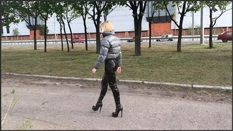 Shiny Leather Heaven Aka Leather Love Katya Dressed In Latex And